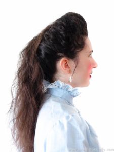 Edwardian Pompadour Hairstyle Tutorial - Sew Historically