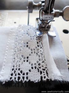 6 Ways How To Insert Lace - Heirloom Sewing Tutorial - Sew Historically
