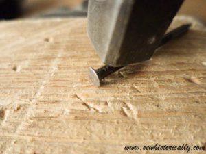 How To Distress Wood - Tutorial - Sew Historically