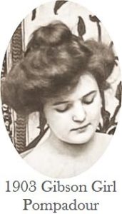 50 Edwardian Pompadour Gibson Girl Hairstyles - Sew Historically